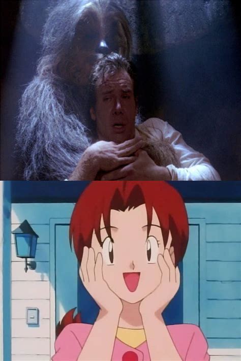 Delia Finds Chewie Hugging Han Cute By Chipmunkraccoonoz On Deviantart