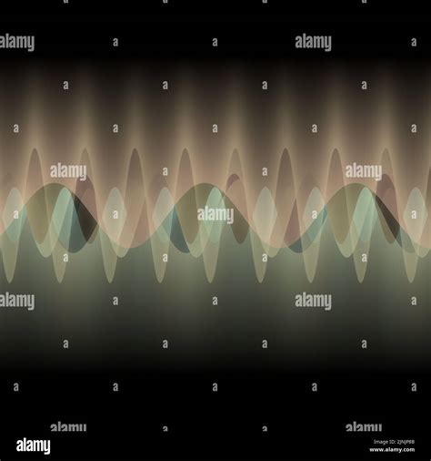 Illustration Of Multiple Waves Oscillating Or Overlapping By Many Small