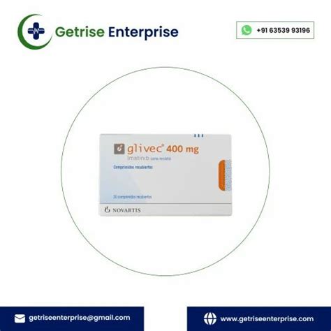 Imatinib Glivec 400 Mg Tablets At ₹ 2100 Box Glivec In Surat Id 2854191100573