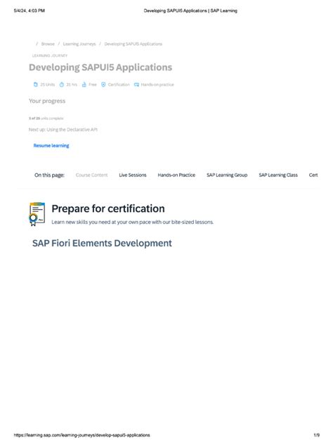 Sap Fiori Training Pdf