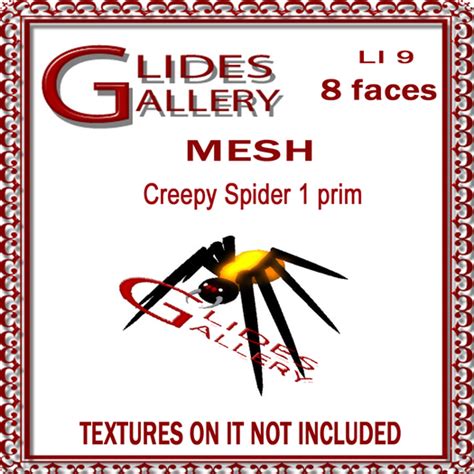Second Life Marketplace Creepy Spider Mesh