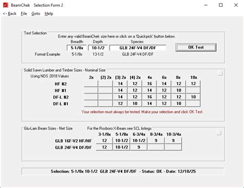 Microlam Beam Size Calculator The Best Picture Of Beam