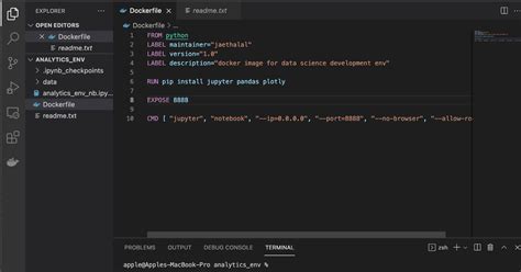 building a portable data science environment using docker 2021 by