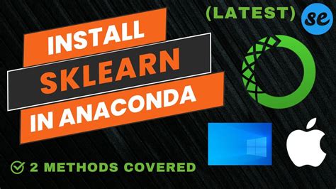 Install Sklearn In Anaconda Scikit Learn How To Install Sklearn In