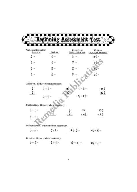 Advanced Fractions Educational Outfitters
