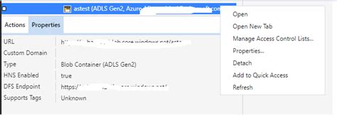 the keyword adls gen2 disappears after refreshing one azure ad