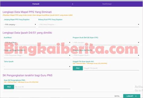 Login Simpkb Untuk Gtk Belajar Kemdikbud Dalam Pendaftaran PPG Dalam Jabatan TA