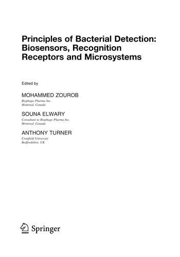 Principles Of Bacterial Detection By Mohammed Zourob Open Library