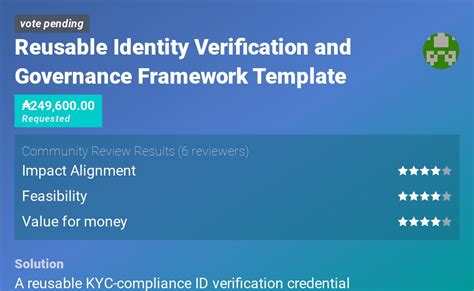 Reusable Identity Verification And Governance Framework Template Lido Nation English