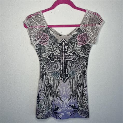 Y2k Emo Mcbling Top Do Not Buy Without Dming I Do Depop