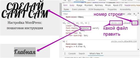 Как изменить шрифт в Html коде Тег