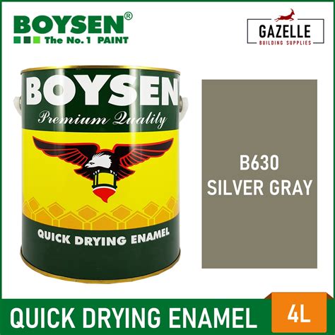 Boysen Quick Dry Enamel Silver Gray 4l Lazada Ph