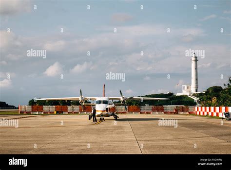 Green Island Taiwan The View Of Green Island Airport In The Daytime