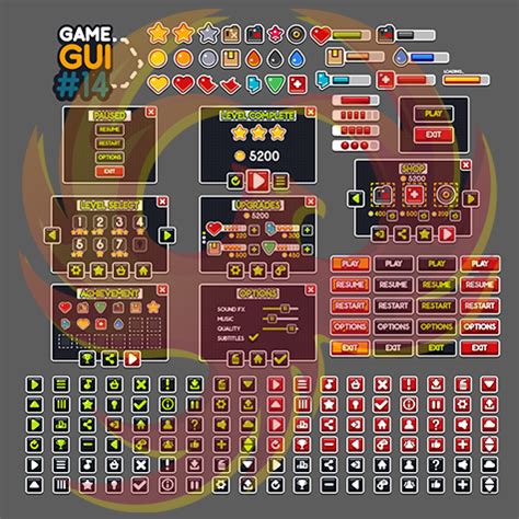 Simple Game UI 14 Construct 3 Shop