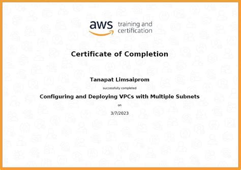 Tanapat Limsaiprom On Linkedin Configuring And Deploying Vpcs With Multiple Subnets