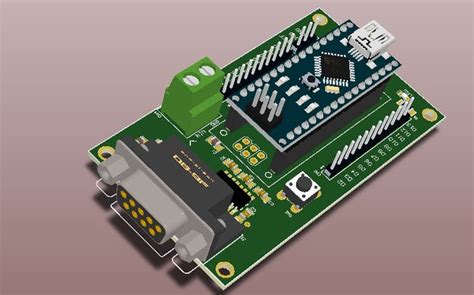 Arduino Nano Max232 Carrier Board Freelancer