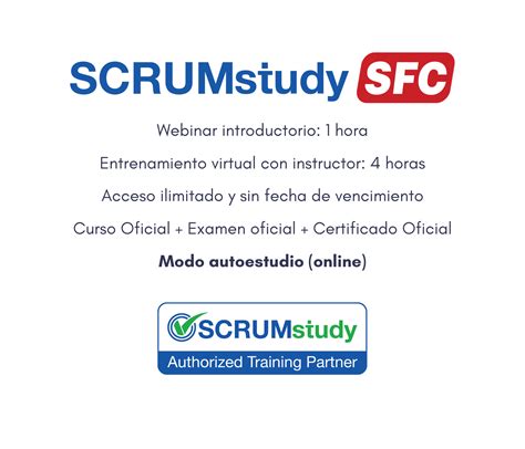 Scrum Fundamentals Certified Sfc™ Tae Systems