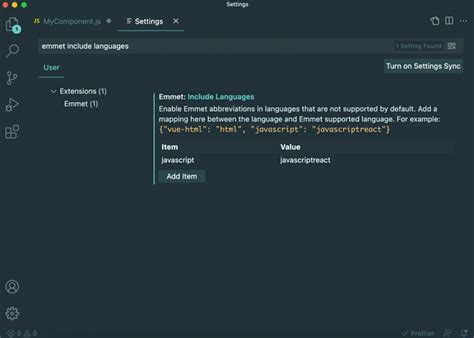 how to set up vscode for your react projects