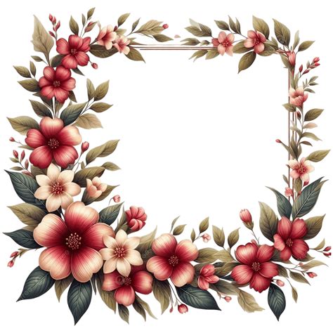 모서리 꽃 프레임 디자인 무료 모서리 꽃 꽃 코너 모서리들 Png 일러스트 및 이미지 에 대한 무료 다운로드 Pngtree