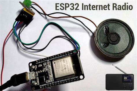 ESP32 Based Internet Radio Using MAX98357A I2S Amplifier Board