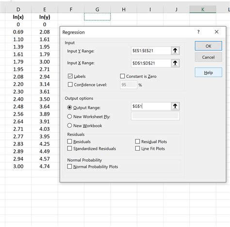 How To Perform Power Regression In Excel Step By Step
