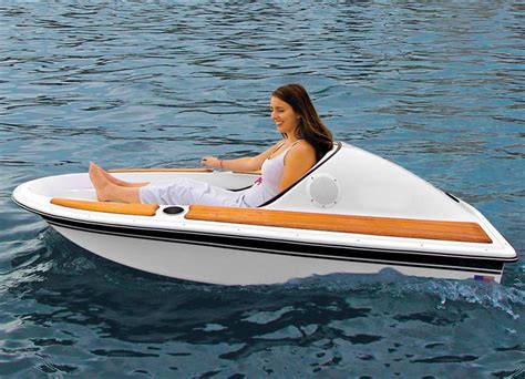 This One Person Electric Watercraft Is The Perfect Mini Boat To Cruise Around The Lake
