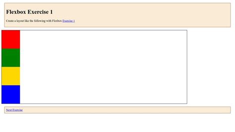 Flexbox Exercise 1