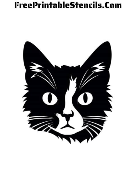 Free Printable Cat Stencils Free Printable Stencils