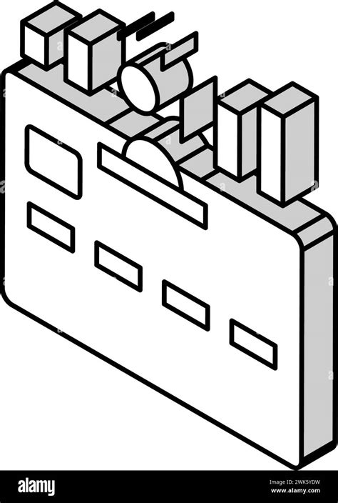 Cumulative Card Isometric Icon Vector Illustration Stock Vector Image