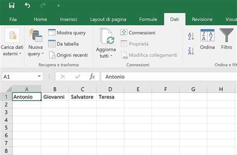come dividere una cella in excel salvatore aranzulla