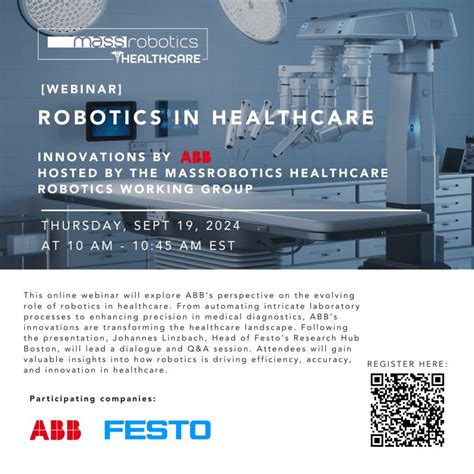 Abb Discusses The Evolving Role Of Robotics In Healthcare Massrobotics