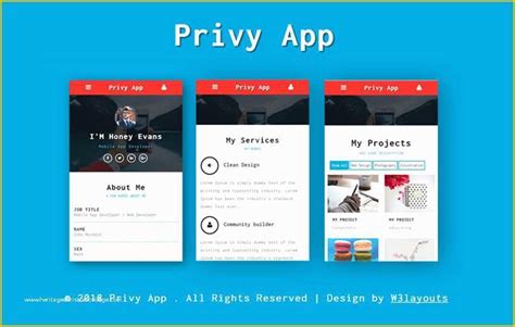 Mobile App Html Template Free Of Best Mobile Website Templates
