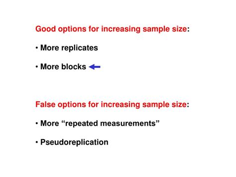 Ppt Blocks And Pseudoreplication Powerpoint Presentation Free
