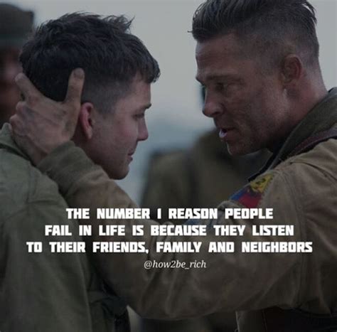 Brad Pitt Fury Quotes
