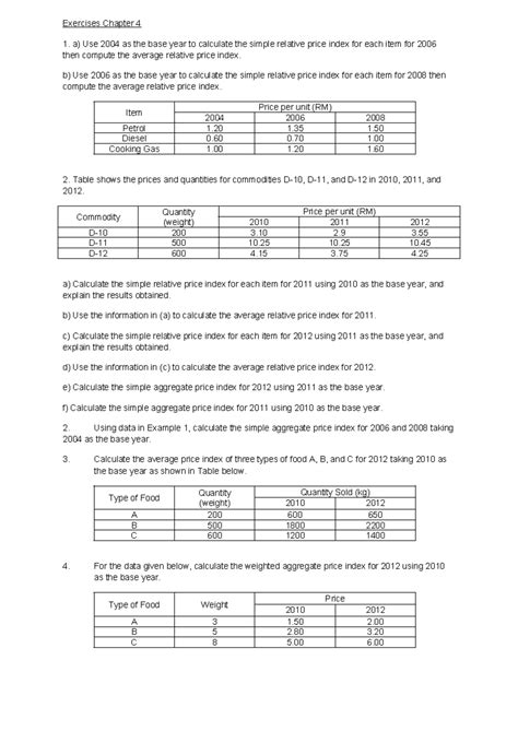 exercise chapter 4 tutorial works exercises chapter 4 a use 2004