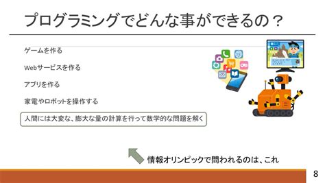 つもいよろず 百千万億 萬 On Twitter 競プロを知らない人に競プロの授業をするとき、「プログラミング」って名前から競プロから結構
