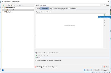 No Artifacts Package Solution For Idea To Configure Tomcat Programmerah