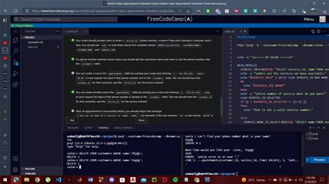 Salon Appointment Scheduler Build A Salon Appointment Scheduler Backend Development The