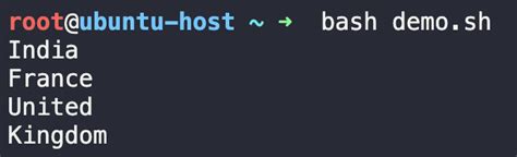 How To Write Bash Scripts To Loop Through Array Values