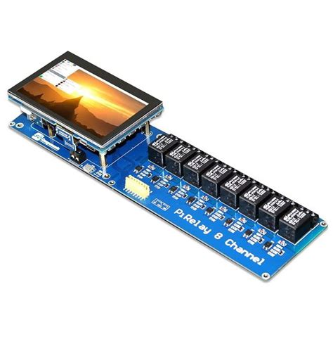 pirelay 8 with 8ch power relay module for raspberry pi oz robotics