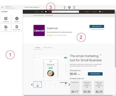 Work With The Storefront Builder Appdirect Documentation Center