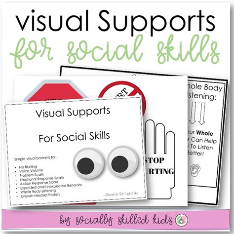 Visual Supports For Social Pragmatic By Teach Simple