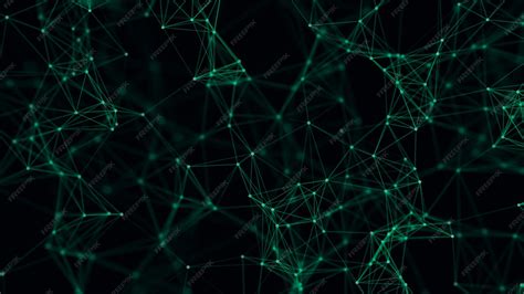 Premium Photo Abstract Digital Background Big Data Visualization Network Connection Structure