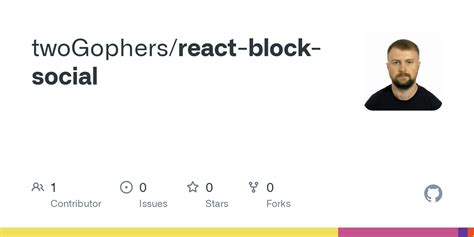 Github Twogophers React Block Social