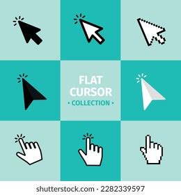 Pointer Cursor Icons Web Arrows Cursors Stock Vector Royalty Free 2282339597 Shutterstock