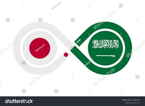 Unity Concept Japanese Saudi Arabian Arabic Stock Vector Royalty Free
