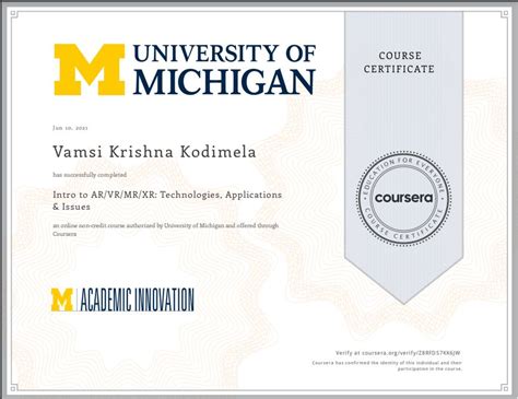 Vamsi Krishna Kodimela On Linkedin Universityofmichigan Thankyou
