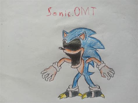 I Drew Sonic Omt By Stevegamingone On Deviantart