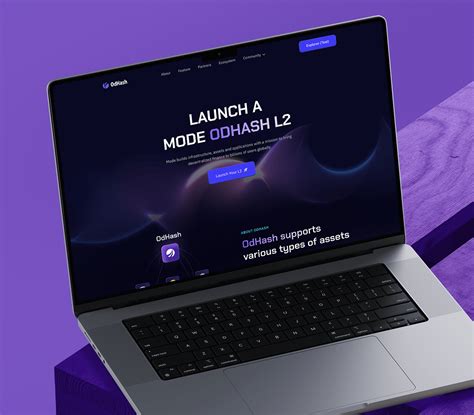 Blockchain Landing Page Behance