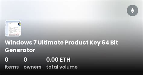 Windows Ultimate Product Key Bit Generator Collection Opensea